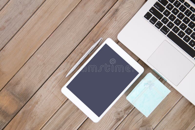 A Laptop and iPad tablet editorial photography. Image of tablet - 253944962