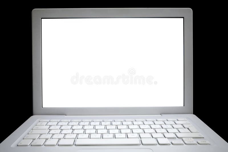 Laptop isolated 01 stock image. Image of mobile, isolated - 7738385