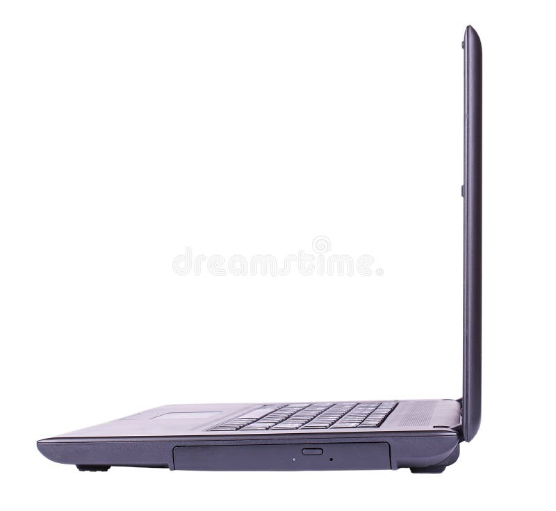Retina Macbook Pro - Side View on White Editorial Stock Image - Image ...