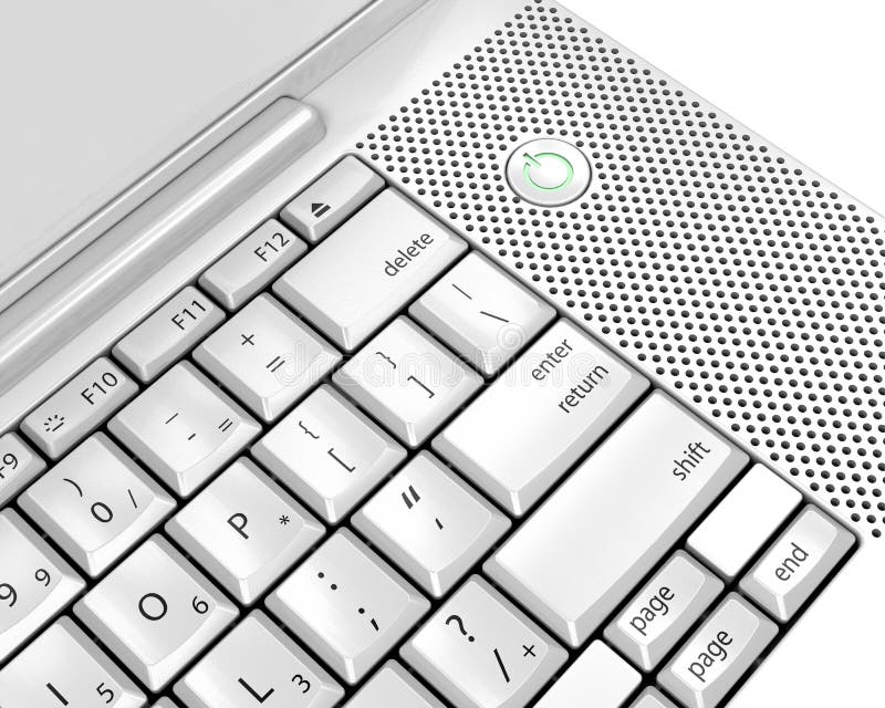 Laptop keyboard stock illustration. Illustration of keys - 6224673