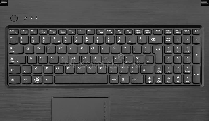 Laptop keyboard stock image. Image of computer, office - 34387229