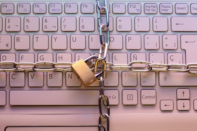 Laptop Keyboard Locked with a Padlock Stock Image - Image of netbook ... Laptop Keyboard Locked with a Padlock Stock Image - Image of netbook ...