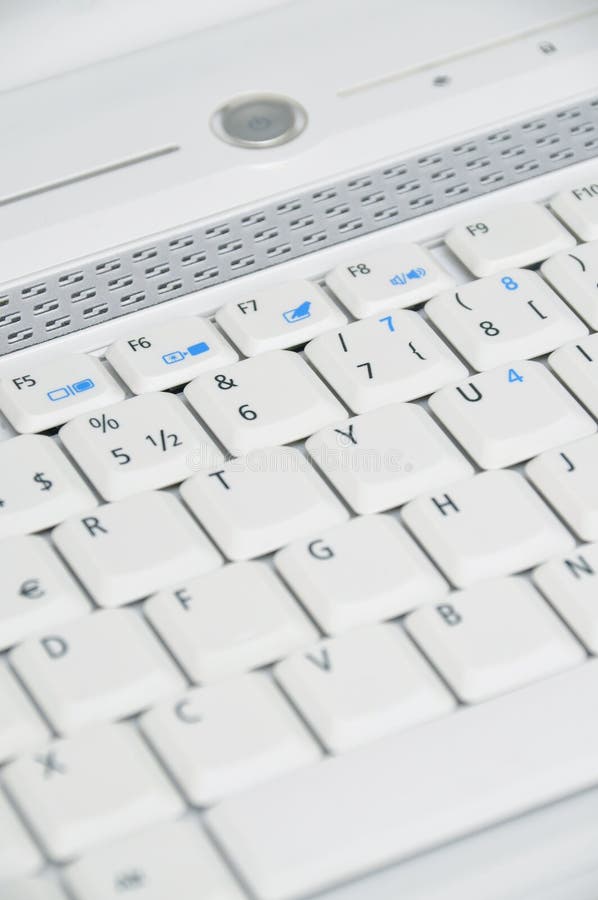 Laptop Keyboard and Power Button Stock Photo - Image of link, computer ...