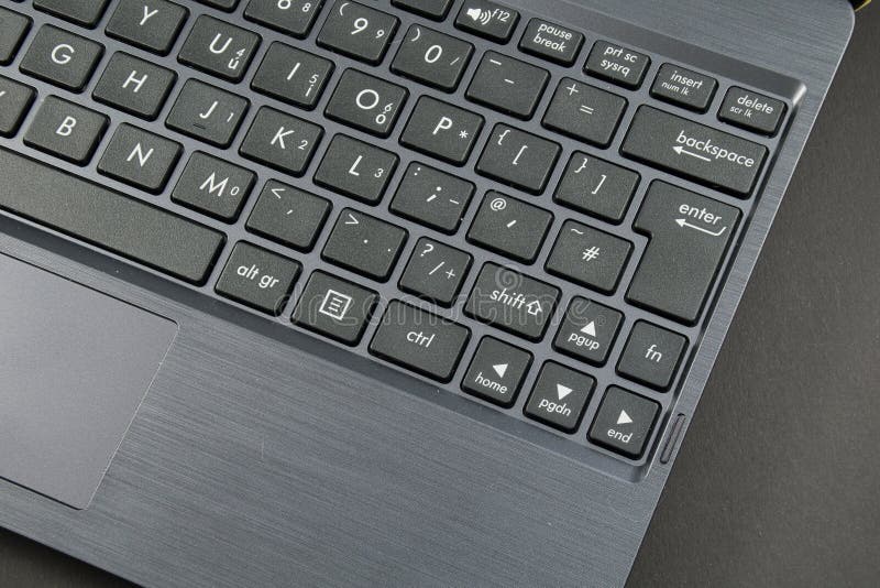 Laptop keyboard right side stock photo. Image of background - 66106666