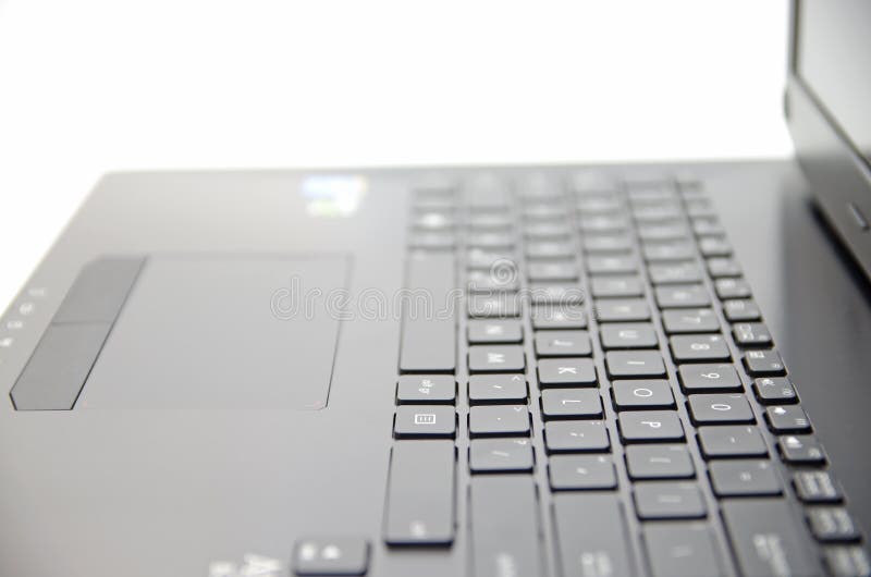 Laptop Keyboard and Touchpad Stock Image - Image of focus, keyboard ...