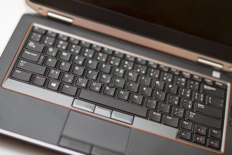 Laptop Keyboard with Touchpad Editorial Stock Photo - Image of ...