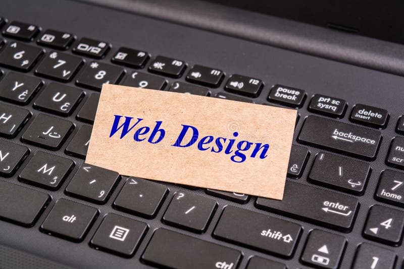 Web design note stock photo. Image of technology, homepage - 108864760