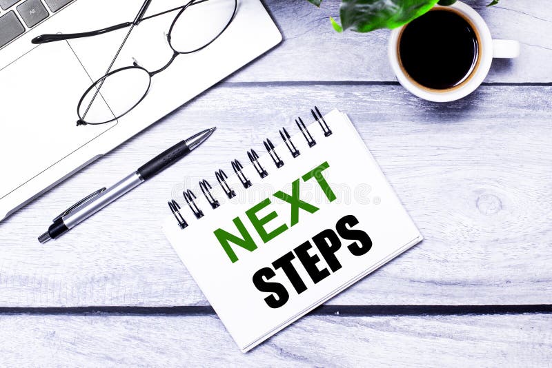 Laptop Keyboard on Wooden Office Table with Coffee Cup, Computer Mouse ...