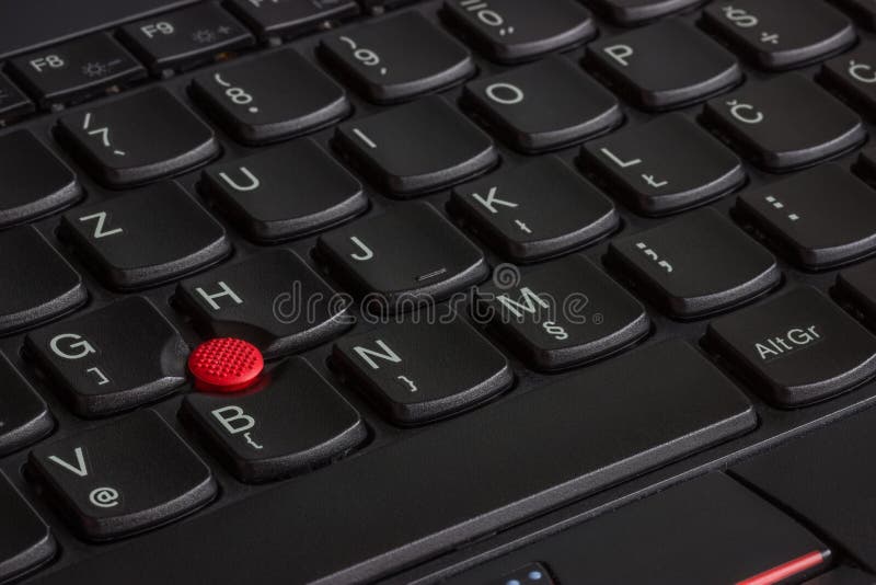 Laptop Keyboards with Pointing Stick Detail Stock Photo - Image of back ...