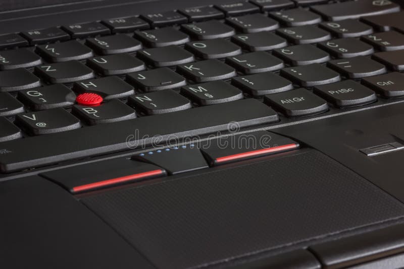 Laptop Keyboards with Pointing Stick and Fingerprint Reader Detail ...