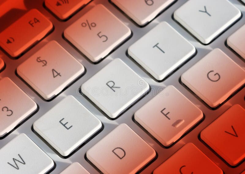 Laptop keyboard stock image. Image of computers, letters - 121129