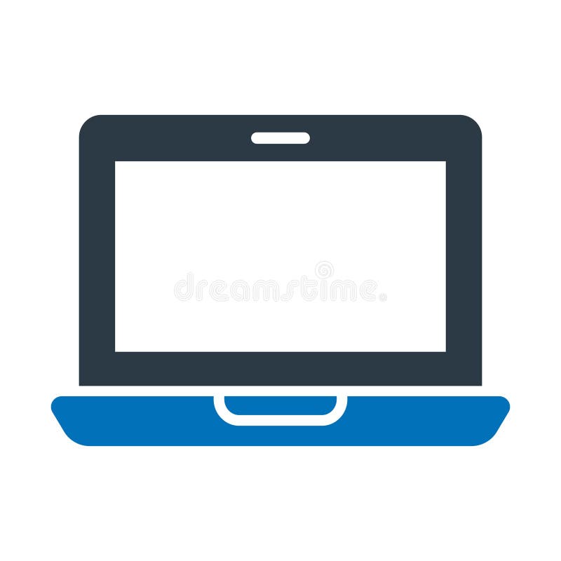 Laptop, Laptop Computer Vector Icon Which Can Easily Modify Stock ...