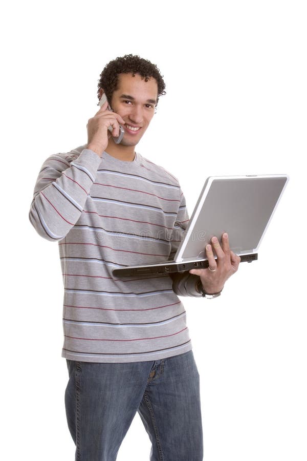 Laptop Man stock photo. Image of teens, laptops, working - 277452