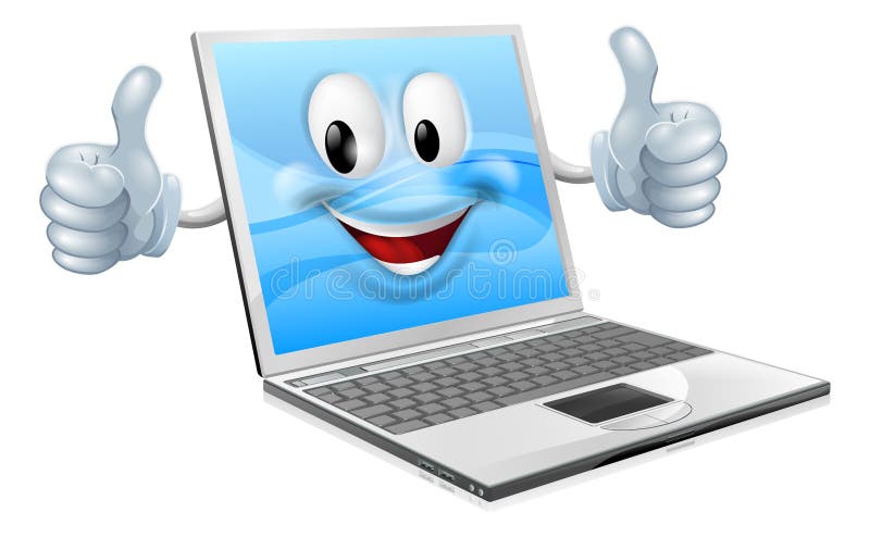 Clipart Happy Computer