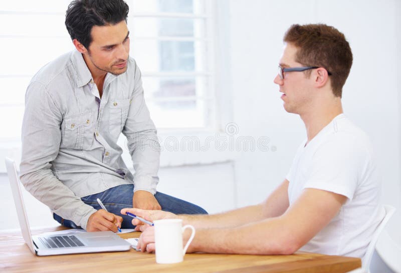 Laptop, Meeting and Happy Business People with Ceo for Discussion in ...