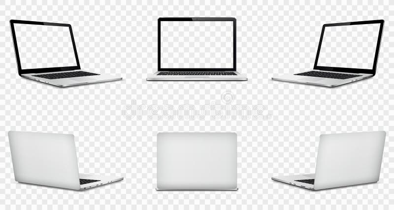 Laptop with Transparent Screen Isolated on Transparent Background Stock ...