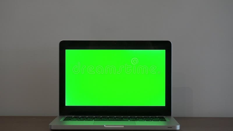 Laptop MockUp with Black Background Green Screen 4k Ultra Video,laptop ...