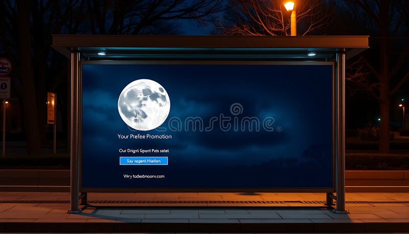 Laptop with Moon Wallpaper, Technology, Desktop Screen, and Night Theme ...
