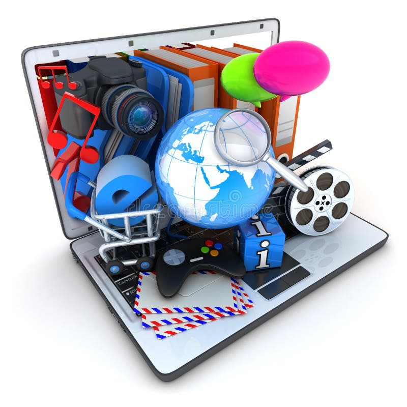 Multimedia icons stock vector. Illustration of button - 13851712