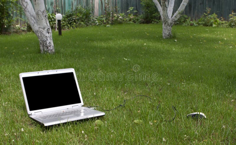 Laptop In Nature Picture. Image: 14570296