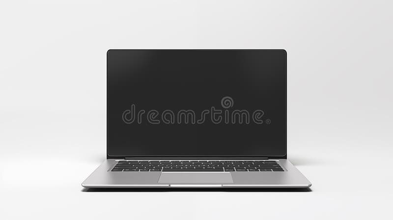 Laptop or Notebook Computer on White Background for Design Stock ...