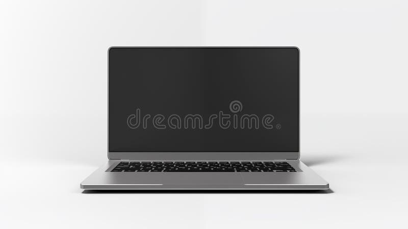 Laptop or Notebook Computer on White Background for Design Stock ...