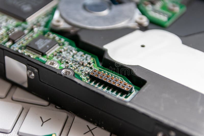 Laptop and Notebook Data Storage Components Like Hdd, Hard Disk Drive ...