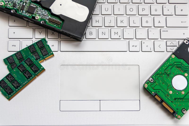 Laptop and Notebook Data Storage Components Like Hdd, Hard Disk Drive ...