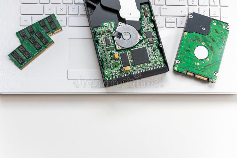 Laptop and Notebook Data Storage Components Like Hdd, Hard Disk Drive ...