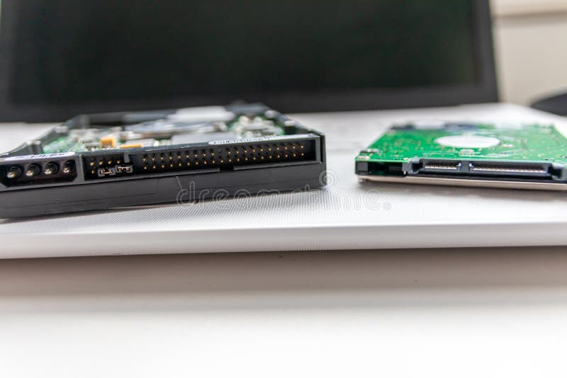 Laptop and Notebook Data Storage Components Like Hdd, Hard Disk Drive ...