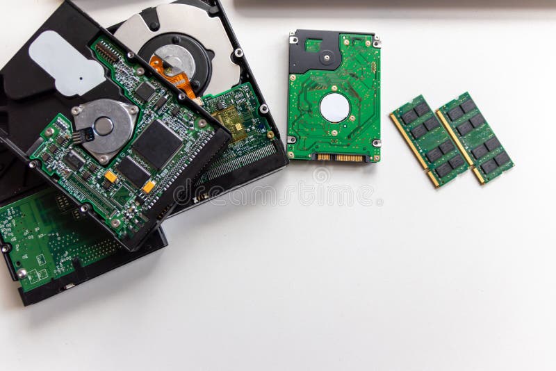 Laptop and Notebook Data Storage Components Like Hdd, Hard Disk Drive ...