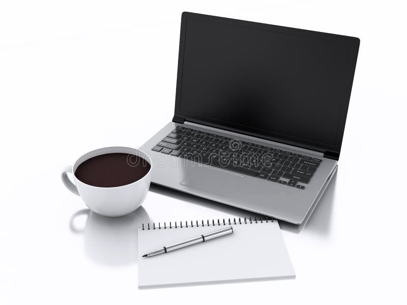 Coffee work background stock vector. Illustration of coffee - 96528376