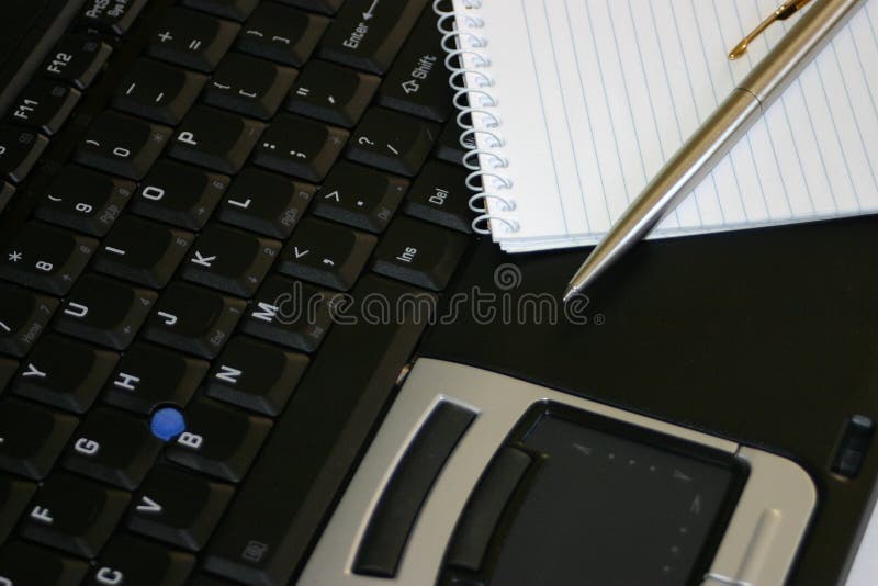 Laptop Notes stock image. Image of computer, laptop, technology - 134291
