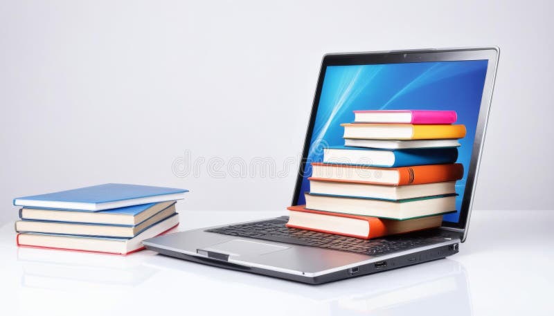Laptop Online Background Laptop Elearning Olated E Learning Education ...