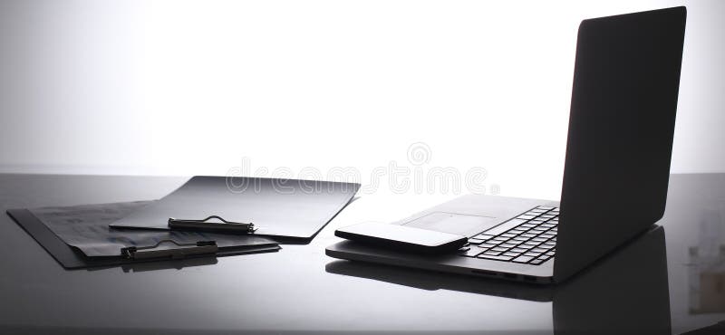 Laptop and Others Tools for Work Stock Image - Image of mobility, idea ...