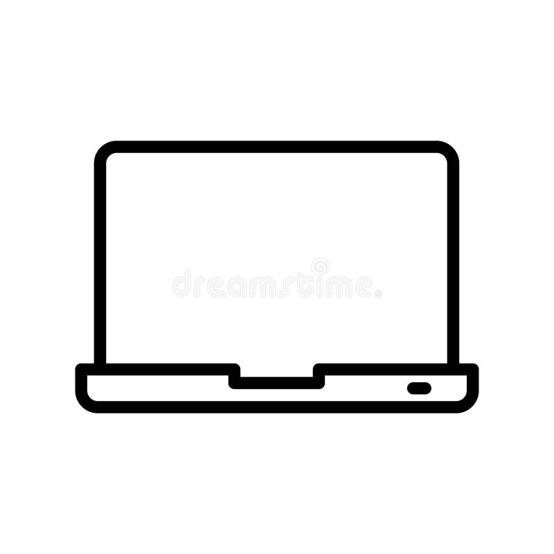 Laptop Outline Stock Illustrations – 126,918 Laptop Outline Stock ...