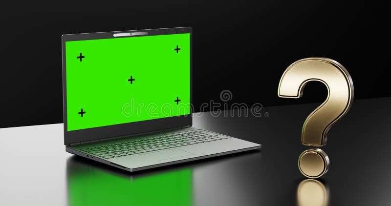 Laptop Green Screen Cut Out Stock Illustrations – 18 Laptop Green ...