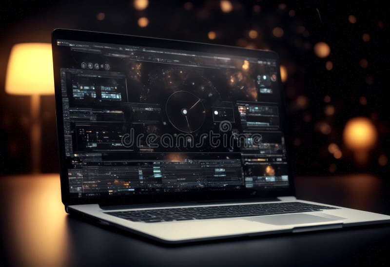 Laptop Pc Rendering 3d Tablet Black Background Smartphone Computer ...