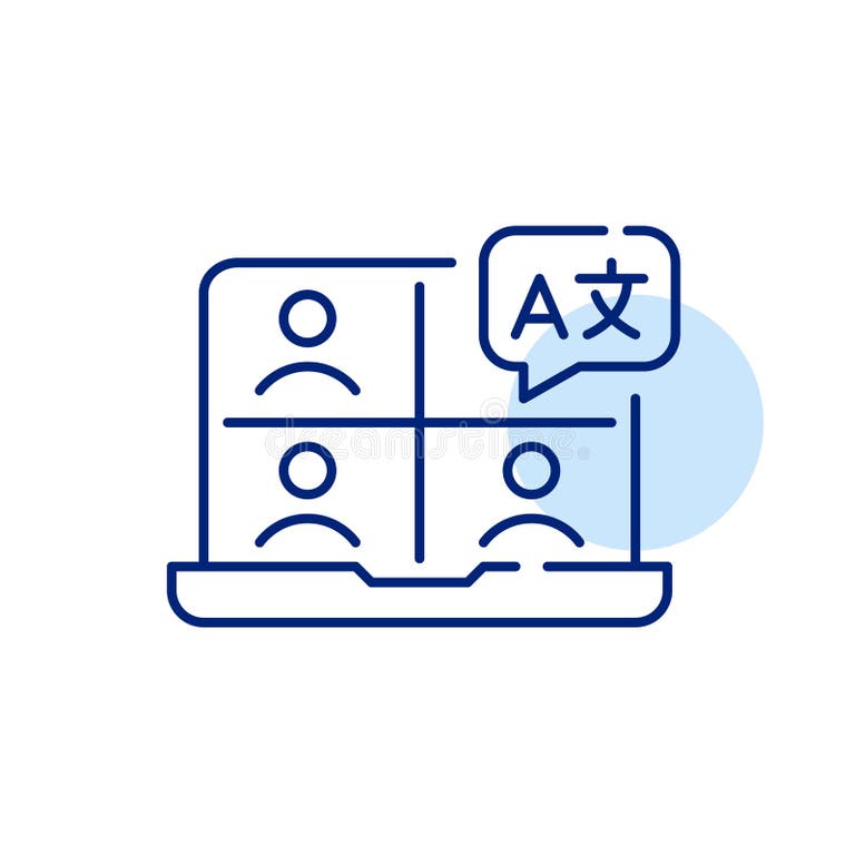 Virtual Discussion Icon Stock Illustrations – 3,148 Virtual Discussion ...