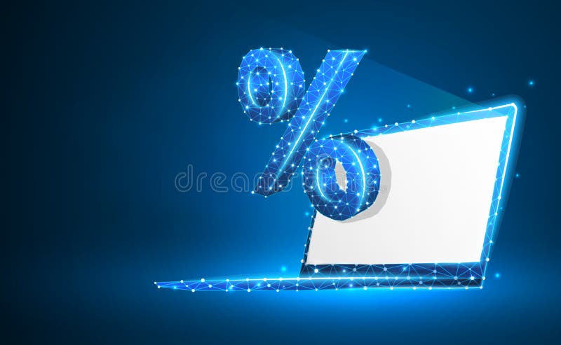 Laptop, Percent, Notebook Symbol. White Screen. Devices, Calculation ...