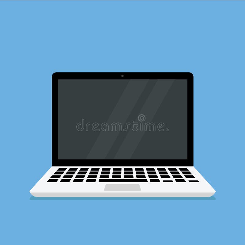 Laptop Screen Vector Icon. Password Protection Security Symbol Stock ...