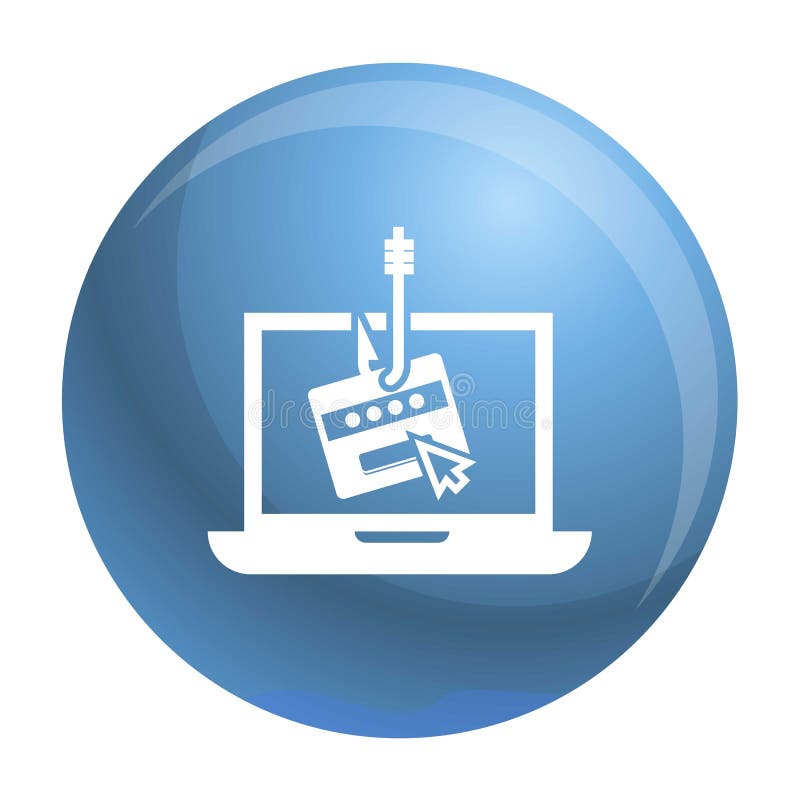 Phishing Icon Set, Outline Style Stock Vector - Illustration of attack ...