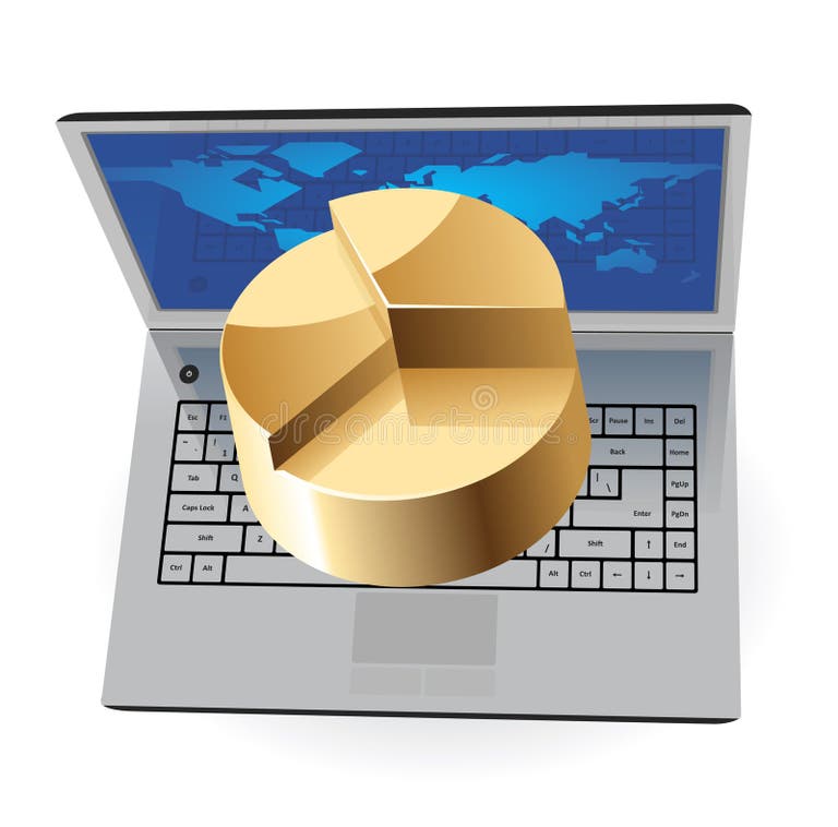Chart Laptop Illustration Stock Illustrations – 45,998 Chart Laptop ...