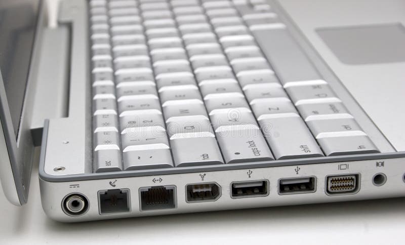 Laptop Ports editorial image. Image of power, internet - 162985