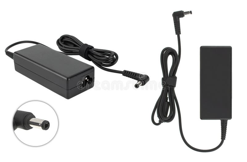 Laptop Power Supply, Laptop Accessory, on a White Background in ...