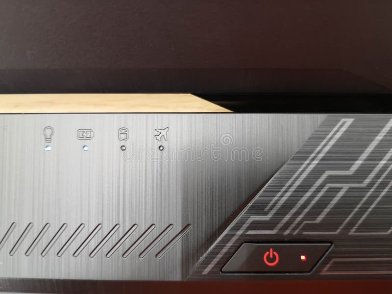 Laptop Power Button. Press the Power Button To Turn Off the Laptop ...