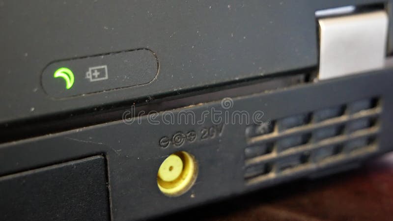 Laptop Power Button. Wi-Fi and Computer Drive Indicators Stock Video ...