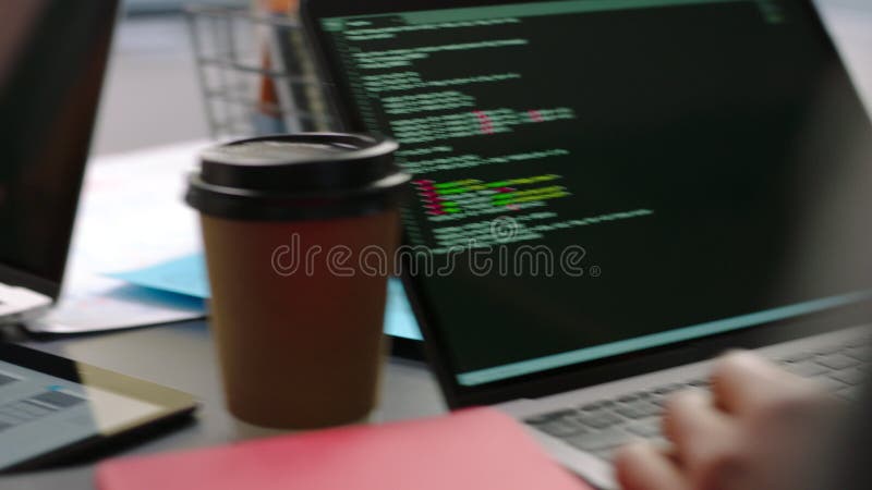 Hands of Programming and Coding Team Planning Cybersecurity Strategy ...