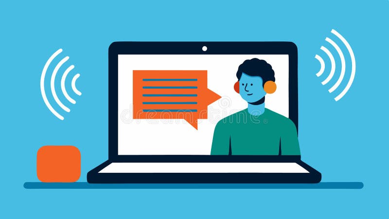 Laptop with Readable Text an Open Laptop Showing a Screen with Large ...