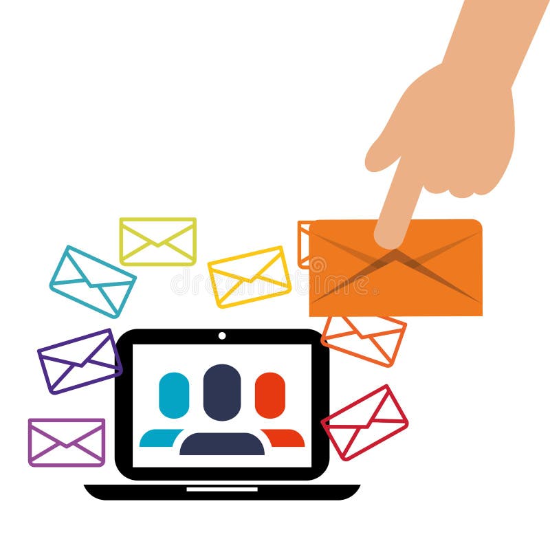 Sender Receiver Message Stock Illustrations – 207 Sender Receiver ...